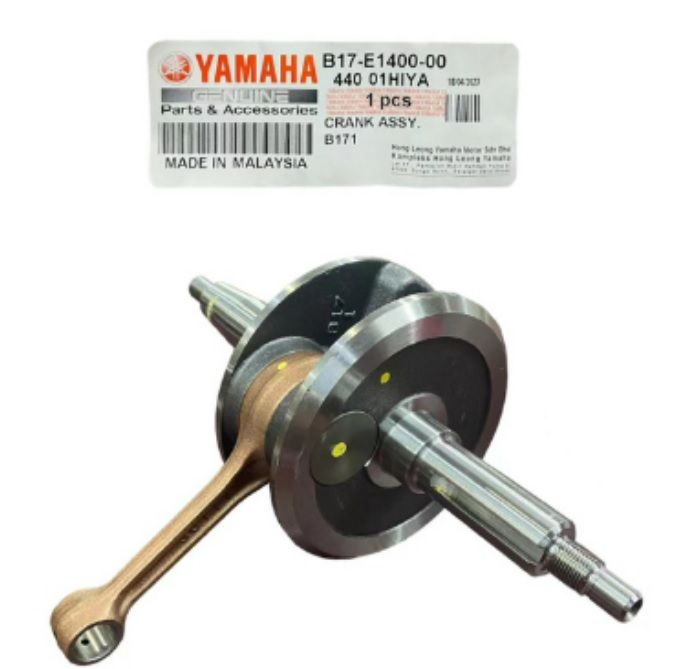 100% Original Yamaha Y15 Y15ZR V1 / V2 // B17-E1400-00 Standard Crankshaft Crank Shaft Motosikal ...