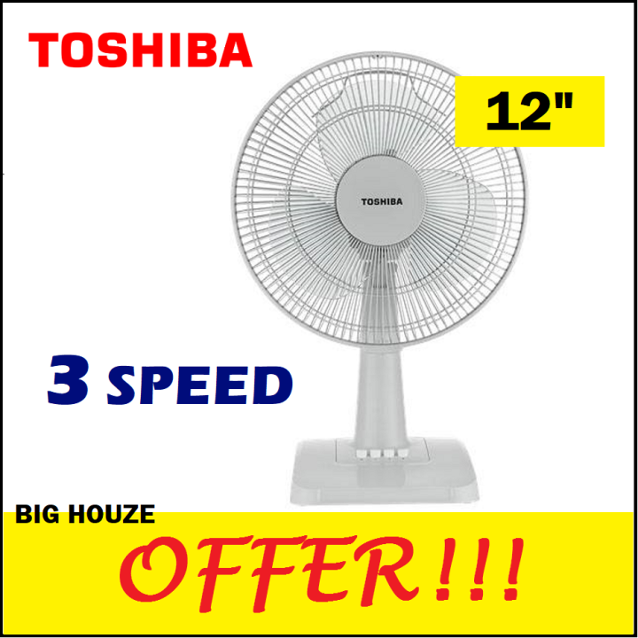 【Hot sales】 Khind / Toshiba 12 inch Table Fan TF126AS / TF126SE ...
