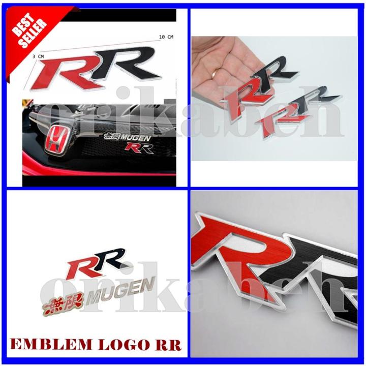 Emblem Logo RR / Emblem Type RR - Bahan Berkualitas Di Lengkapi Double ...