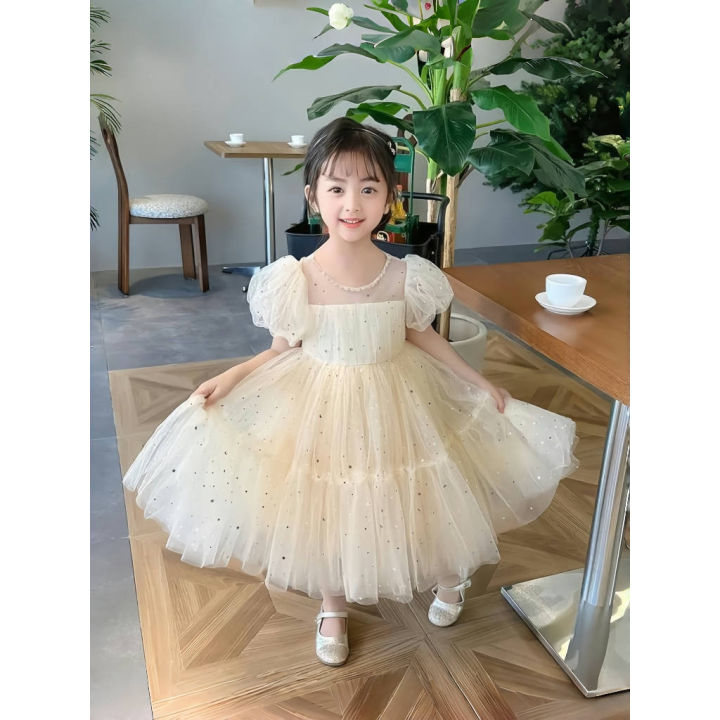 PRINCESS KESLI ฤดูร้อน ชุดเดรสเจ้าหญิง แขนพัฟ สวมใส่สบาย สไตล์ตะวันตก ...