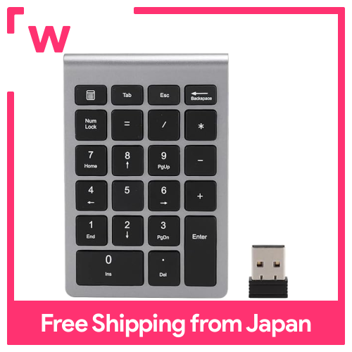 Wireless numeric keypad, 22-key portable USB 2.4G Bluetooth numerical ...