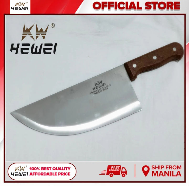 KEWEI 10 inch Japanese Knife for Chopping Meat Butcher Knife Cutting Knife Kitchen Nkife ...