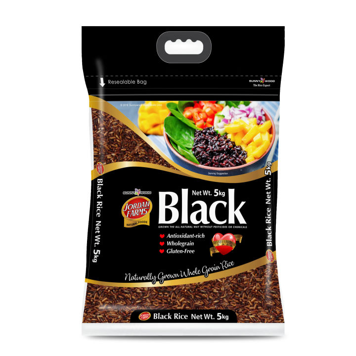 JORDAN FARMS BLACK RICE 5KG (ORGANICALY GROWN ORGANIC) | Lazada PH