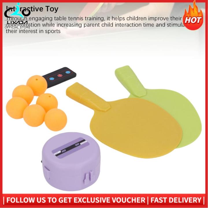 Electric Table Tennis Training Set Kids Table Tennis Trainer Remote ...