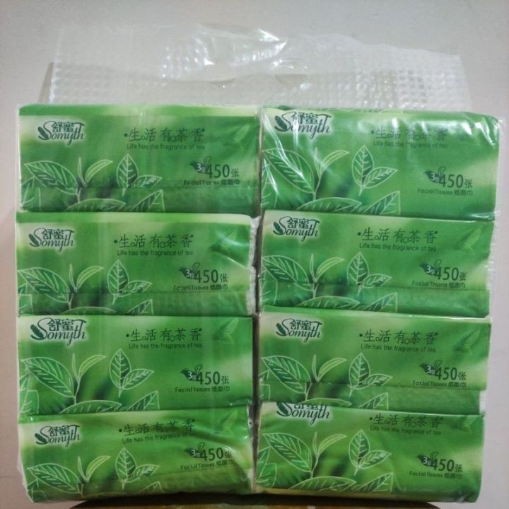 Somyth Facial Tissue Tea Box 450's 3 ply - Per Pack | Lazada PH