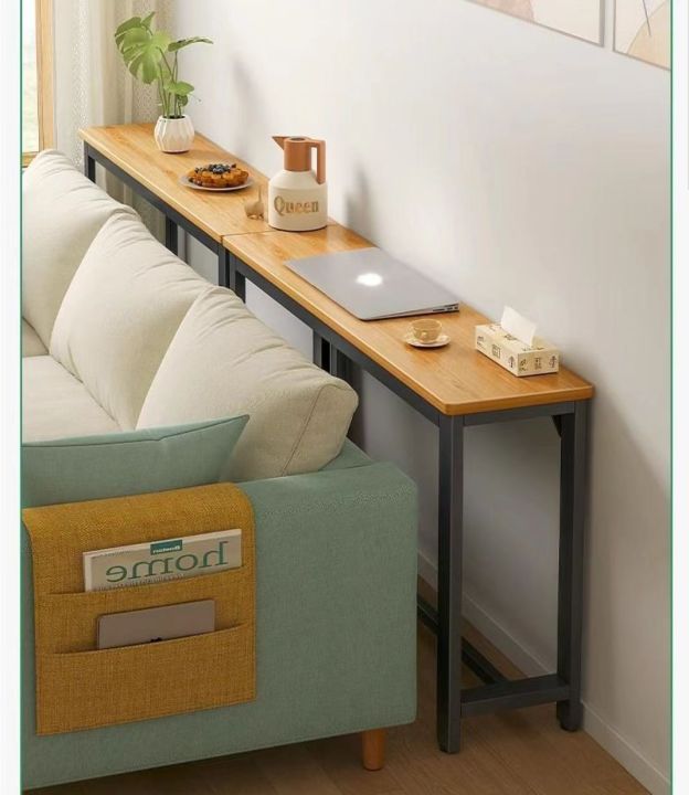 Home side table Slim and narrow table Nordic living room bedroom ...