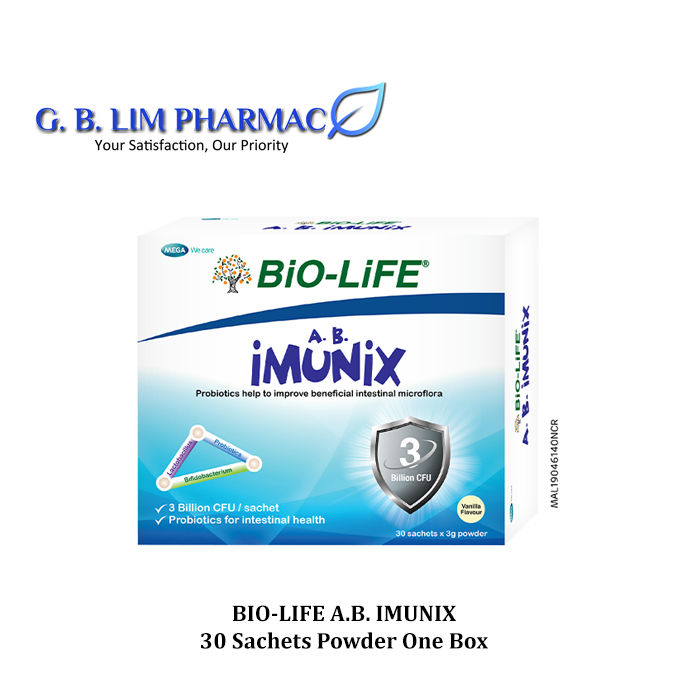 Bio-Life A.B. Imunix 30 Sachets One Box (EXP: 25-FEB-2026) | Lazada