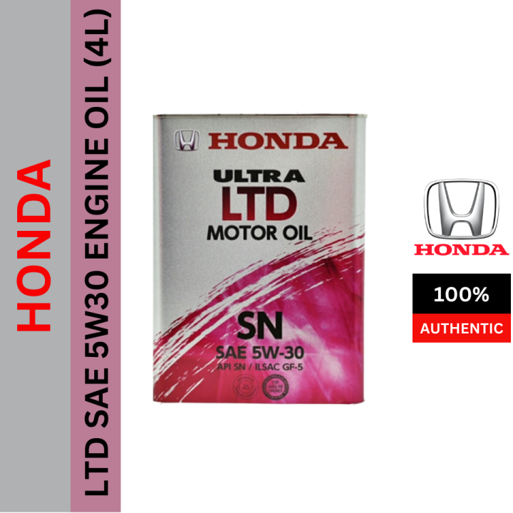 Honda Ultra LTD SN 5W-30/ 5W30 Engine Oil 4L (Made In Japan) | Lazada
