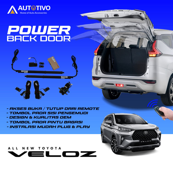 JSL Power Back Door Veloz 2022 Premium Automatic Tailgate | Lazada ...