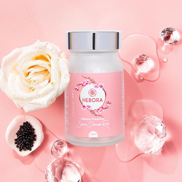 Viên Uống Tỏa Hương Hebora Premium Sakura Damask Rose (Hộp 60 viên ...