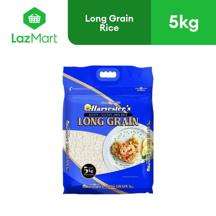 Harvester's Long Grain White Rice 5KG | Lazada PH