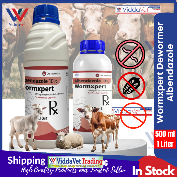 500ml 1 Liter Wormxpert Albendazole dewormer for sheep pig cattle ...