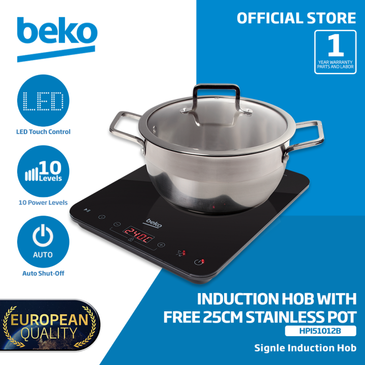 Beko Single Induction Hob / Induction Cooker Single Zone 2000W ...