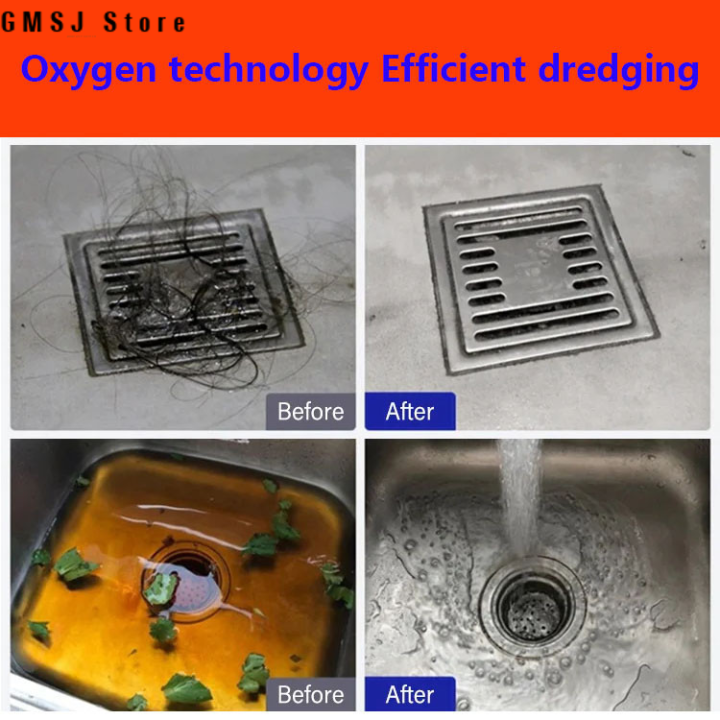 Ship in 24H Powerful Sewer Unblocker and Odor Removal Drain Clog ...