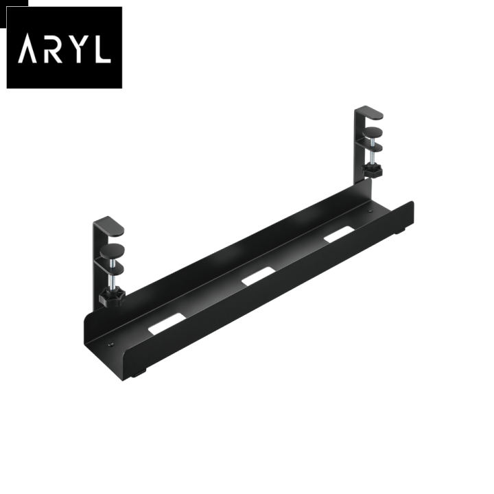 the Aryl™ Clamp-On Under Desk Cable Management Tray (Open Design) | Lazada