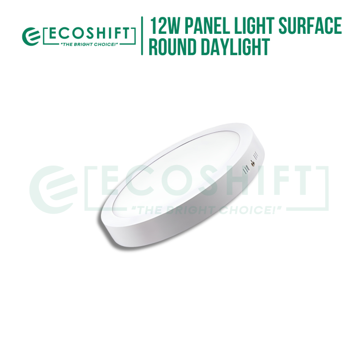 Ecoshift 12W Surface Mounted Round LED Panel Light Daylight | Lazada PH