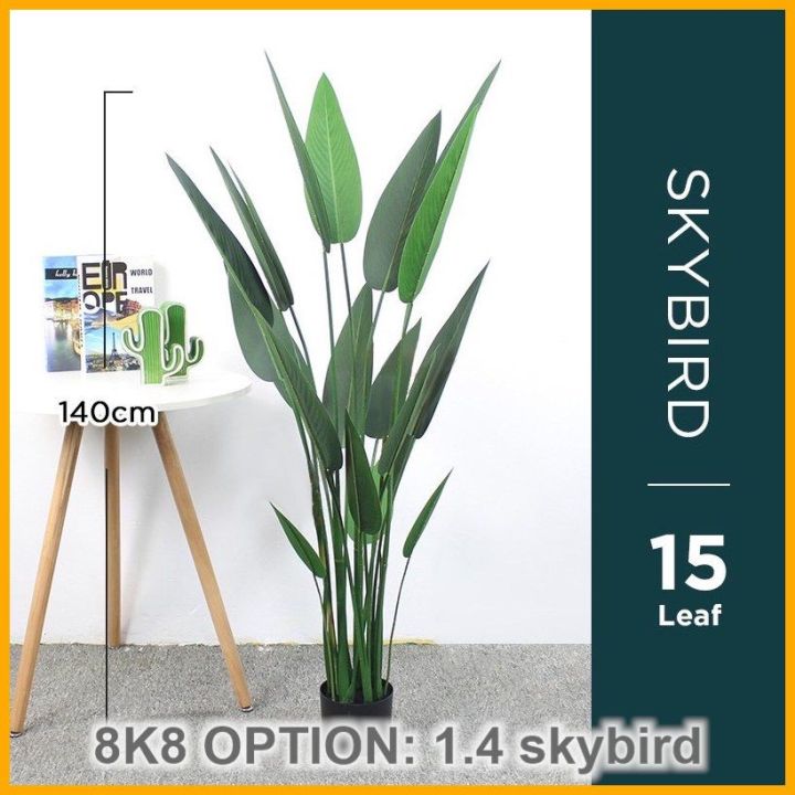Pokok Premium Skybird,yucca ,palm Tree,monstera,artificial Premium ...