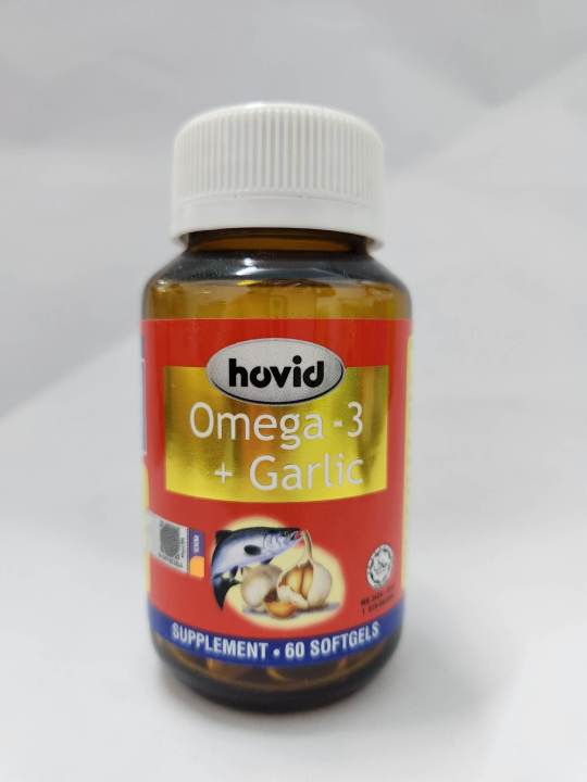 HOVID OMEGA-3 + GARLIC 60'S | Lazada
