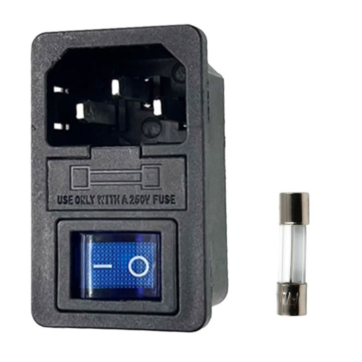 【YF Elife】 IEC 320 C14 Male Power Cord Inlet Plug Socket With Rocker ...