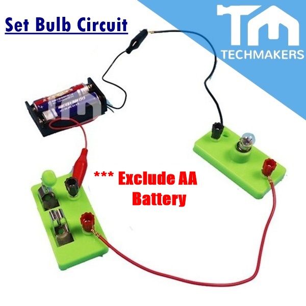 Bulb Circuit with Knife Switch, Simple Electric Circuit for Science ...