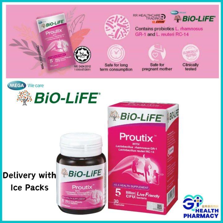 Bio-life Proutix 5B capsules 30's [Delivery with Ice-pack and Ice box ...
