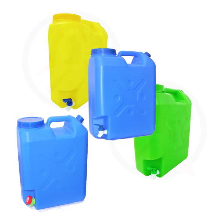 1 pc 5 GALLON SLIM WATER CONTAINER WITH V2 UP/DOWN FAUCET or W3 ROUND ...