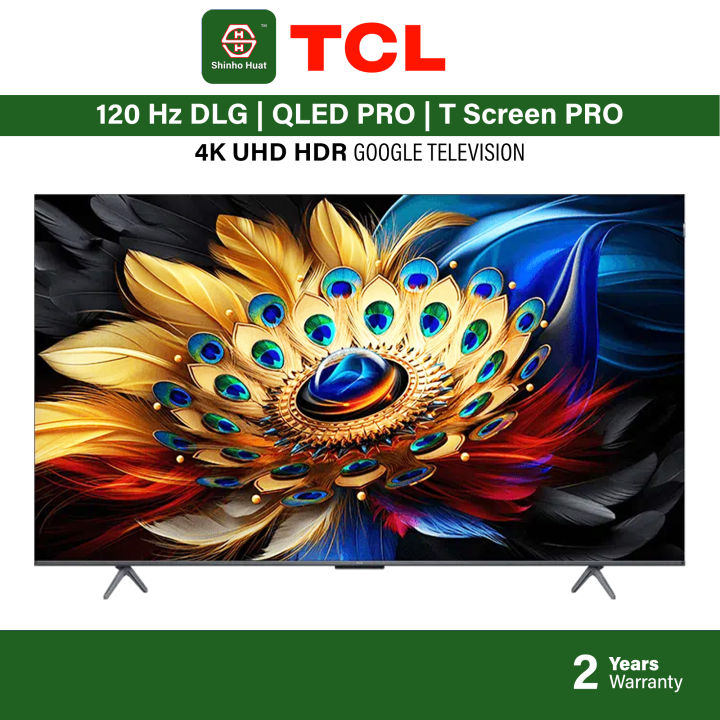 TCL 50 55 65 75 85 98 Inch QLED Quantum Dot 4K UHD HDR Google TV 50c655 ...