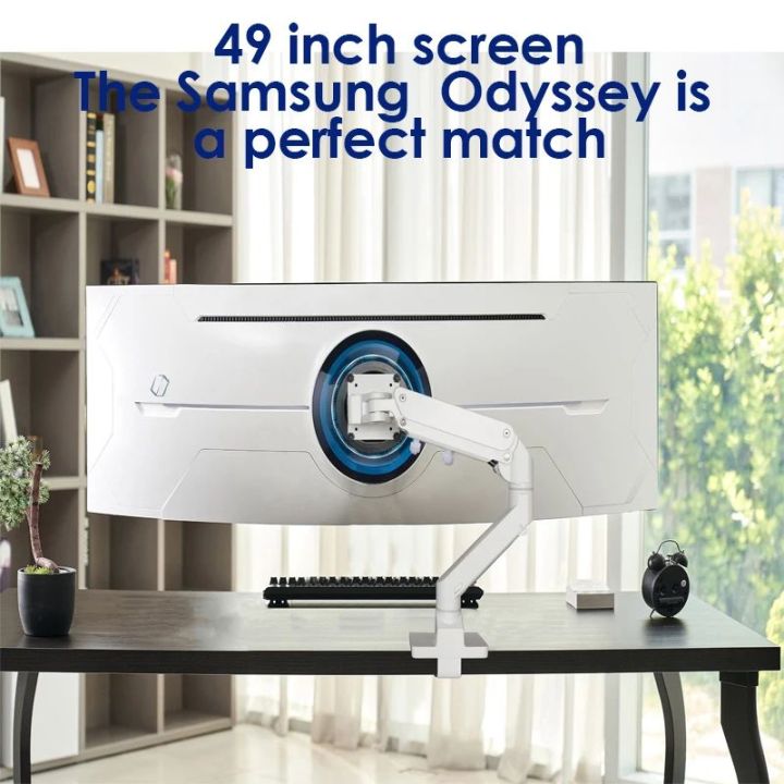 S500 Aluminum Gas Spring Arm 34-49 Inch Curved Arc Screen Monitor ...