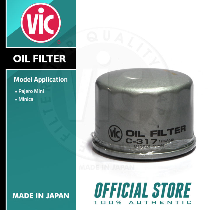 VIC Oil Filter C-317 for Mitsubishi Pajero Mini, Minica (Outlet ...