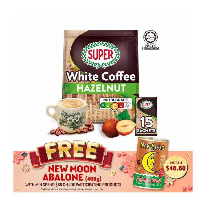 Super Hazelnut Instant 3 In1 White Coffee 15 Sachets | Lazada Singapore