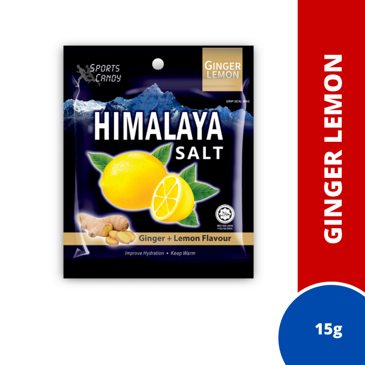 Himalaya Salt Sport Ginger Lemon Candy 15g | Lazada
