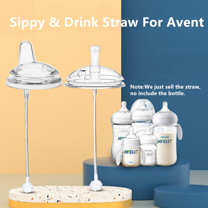 Sippy cup teat drink straw accessories for Avent wide neck baby bottle ...