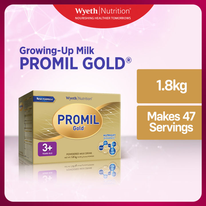 Wyeth® PROMIL GOLD® FOUR Powdered Milk Drink for Pre-Schoolers Over 3 ...