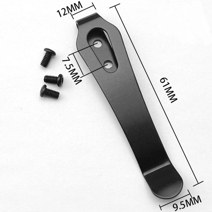 Coolmanloveit DIY Folding Clip Stainless Steel Back Clip Pocket Clip ...