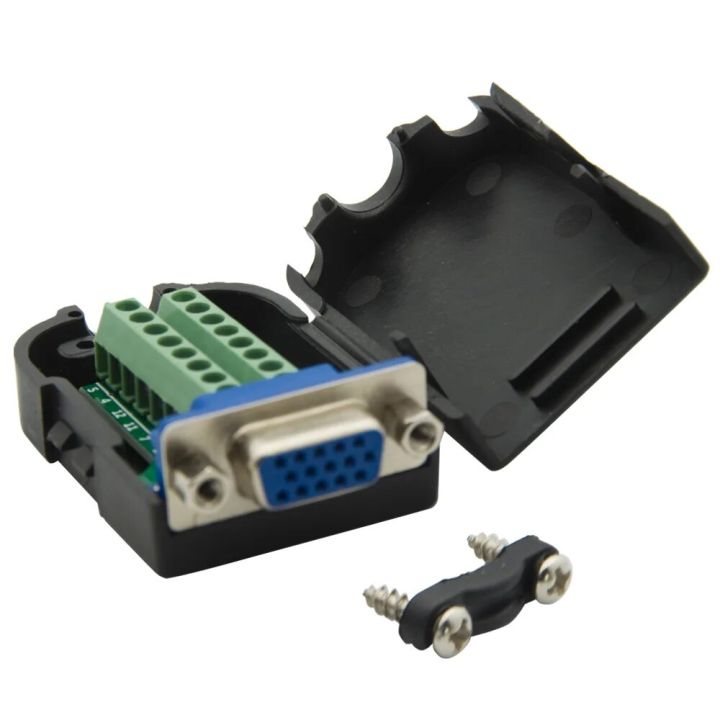 คุ้มค่าที่ซื้อ DB9 RS485 RS232 DB15คอนเนคเตอร์ตัวเมีย VGA ตัวผู้ที่มี ...