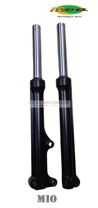 FRONT FORK ASSY FOR MIO MIO SOUL MIO SPORTY MIO M3 PLUG AND PLAY SILVER & BLACK | Lazada PH