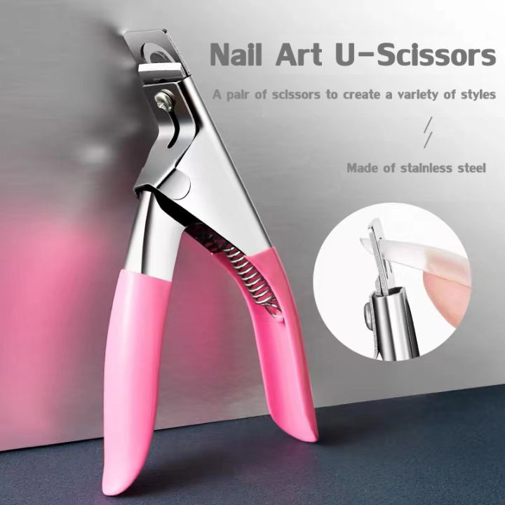 Nail Cutter For Fake Nail Scissors Nail Cutting Tools U-shaped Nail ...