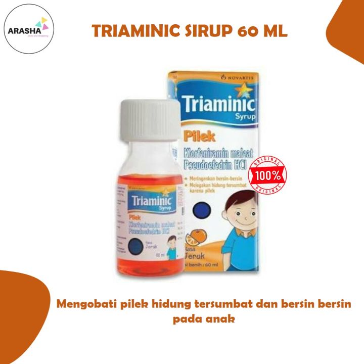TRIAMINIC PILEK SIRUP 60 ML - Mengobati pilek hidung tersumbat dan ...