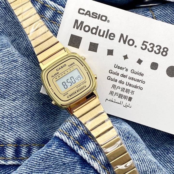 Watchtime นาฬิกาคาสิโอ แบบเล็กน่ารักมาก แถมกล่องคาสิโอ้ฟรี เหมาะสำหรับ ...