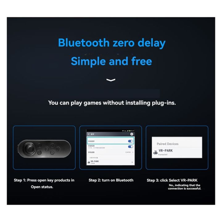 Bluetooth Wireless VR Remote Game Controller Joystick Gamepad ...