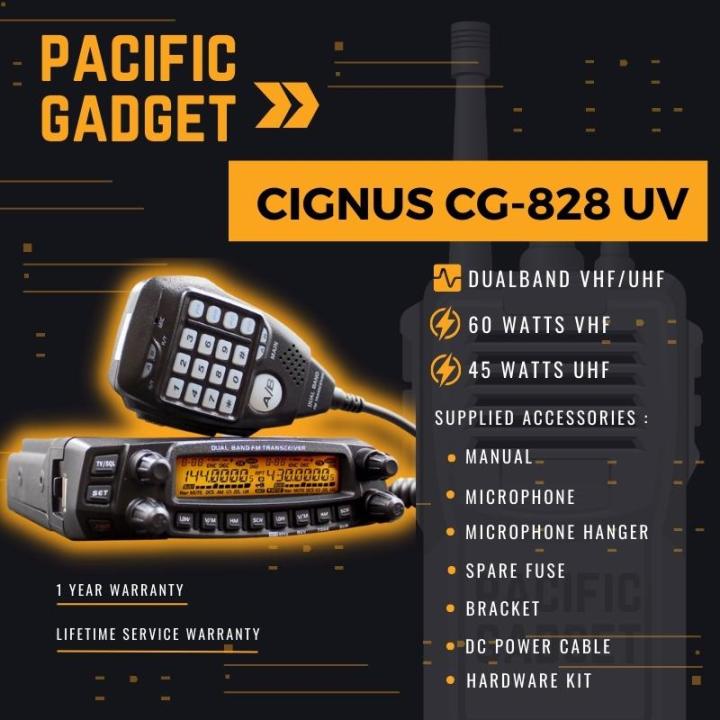 Cignus CG828 UV Crossband Repeater Portable Mobile Base Radio 60W(VHF ...