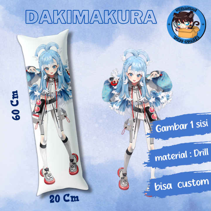 dakimakura anime Kobo Kanaeru Hololive / guling ukuran 20x60 cm anime ...