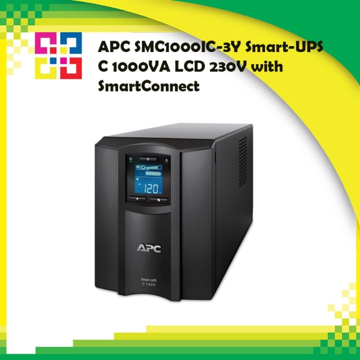 APC SMC1000IC-3Y Smart-UPS C 1000VA LCD 230V with SmartConnect | Lazada.co.th