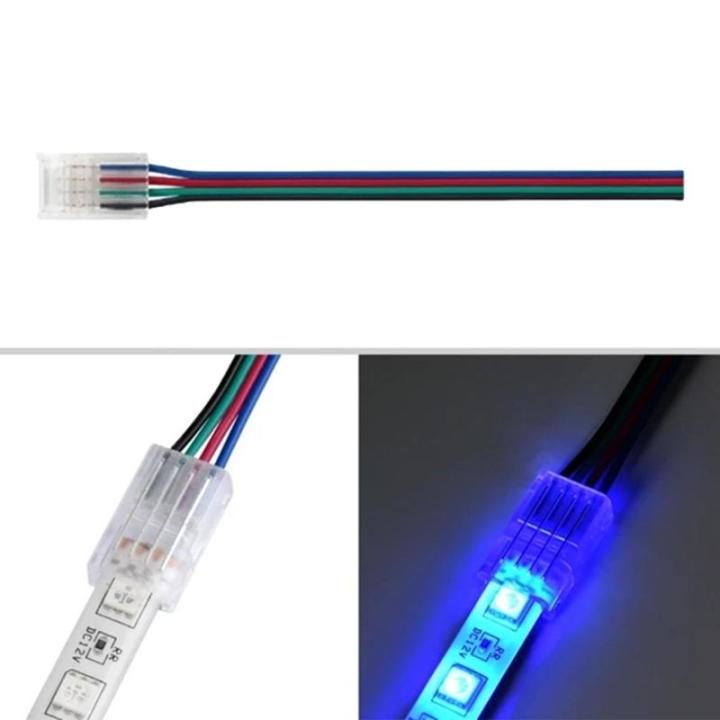4Pin LED Light Connector Without Stripping Wire For Color Lights Easy ...