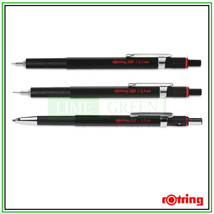 Bút chì cơ học cao cấp CHÍNH HÃNG Rotring 300 Mechanical Pencil – Black ...