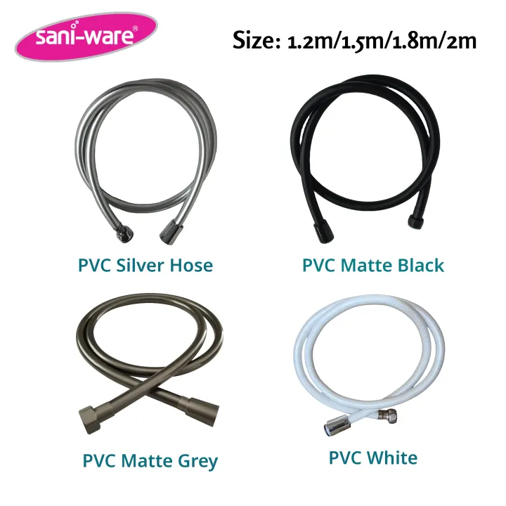 Sani-ware PVC Shower Hose Various Sizes & Colours Available | Lazada ...