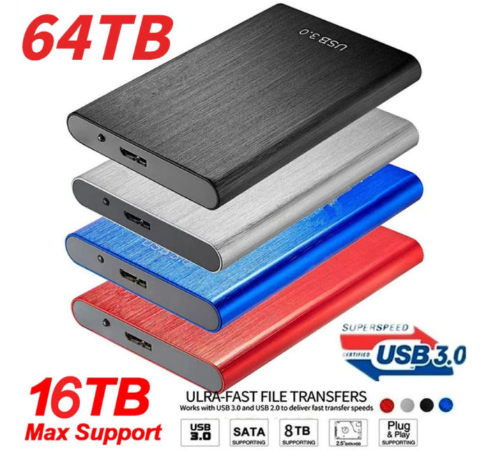 USB 3.0 High Speed Solid State Mobile External SSD Hard Drive Disk 2TB/4TB/6TB/10TB/16TB/20TB ...