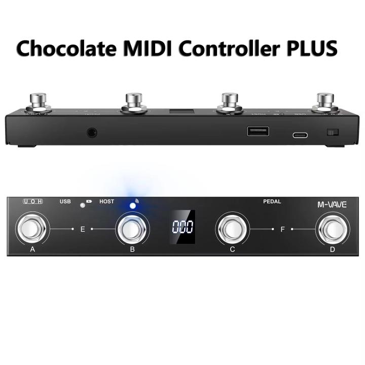 New M-vave Chocolate Plus Programmable MIDI Controller 4 Buttons ...