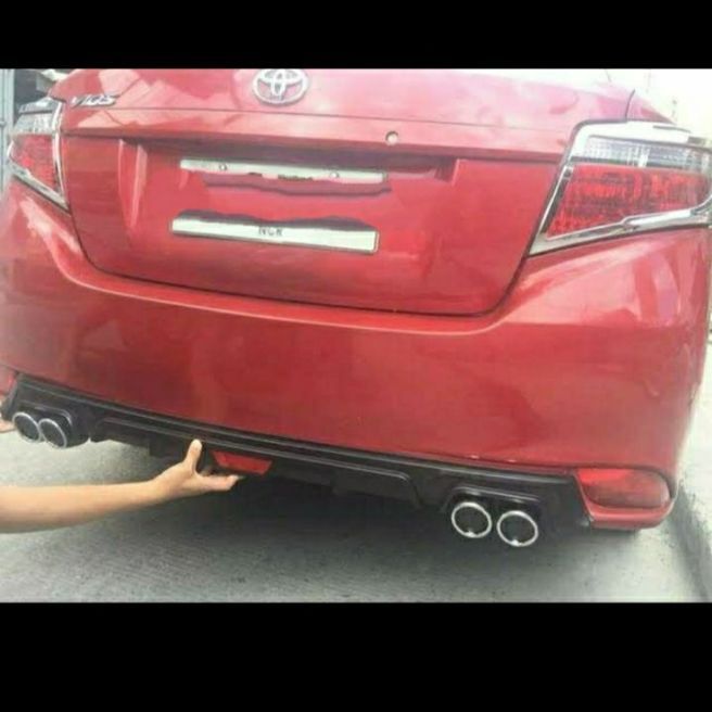 Vios 2014-2016 Rear Diffuser/ Rear Bumper Diffuser | Lazada PH