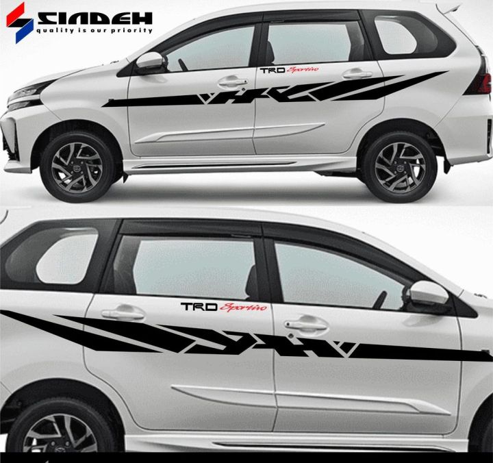 Stiker mobil avanza xenia sigra calya ertiga stiker mobil body samping ...